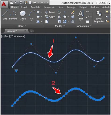 AutoCAD Tutorial 19 Convert Spline To Polyline Tutorial45
