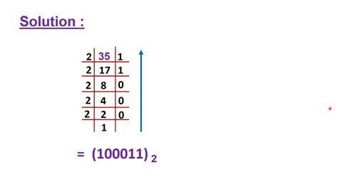 decimal to binary youtube