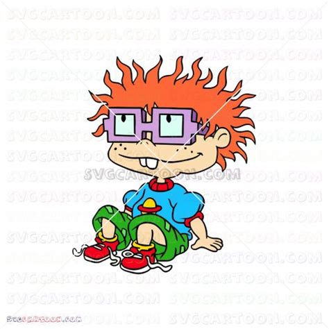 Chuckie Finster Rugrats Svg Dxf Eps Pdf Png