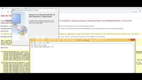 Could Not Load File Or Assembly System Web Extension YouTube