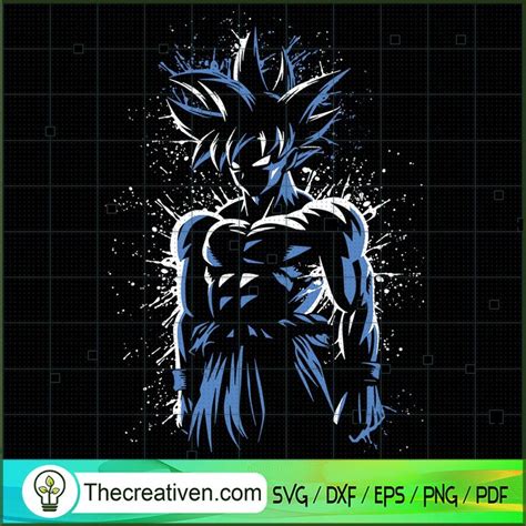 Son Goku Super Saiyan Dragon Ball Z SVG Dragon Ball SVG Goku SVG