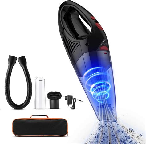 Aspirateur à Main Aspirateur Voiture Sans Fil Rechargeable 6000Pa 120W