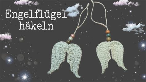 Engelflügel häkeln Anhänger YouTube