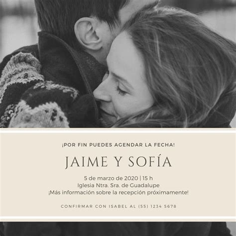 Plantillas Para Invitaciones De Boda Gratis Canva