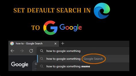 How To SET DEFAULT SEARCH ENGINE In Microsoft Edge Win Big Sports