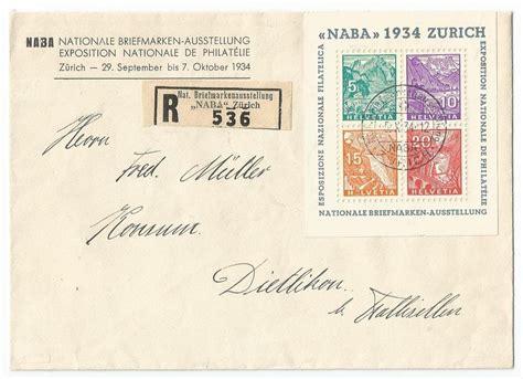 NABA 1934 W 1 JAHR 1934 Kaufen Auf Ricardo