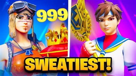 Sweatiest Skins In Fortnite Youtube
