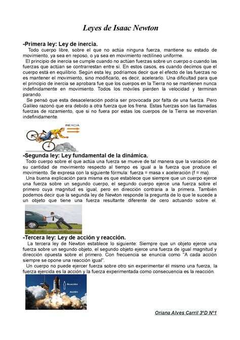 Mejora Noche De Hecho Preguntas Sobre La Tercera Ley De Newton