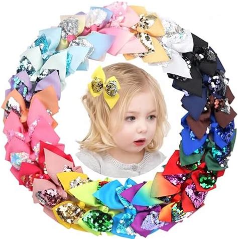 Amazon Yxiang Hair Bows Clips Pcs Inch Grosgrain Ribbon