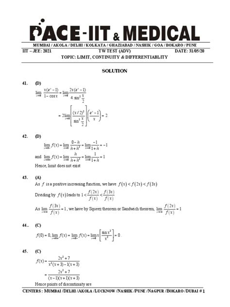 limit continuity and differentiability solution pdf mathematical analysis complex analysis
