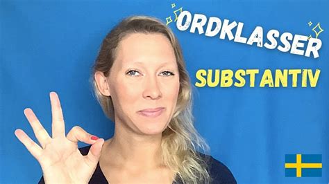 Substantiv ORDKLASSER Svensk Grammatik YouTube