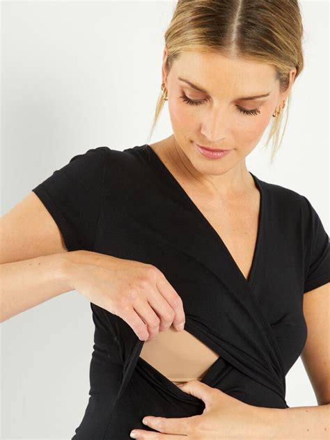 Camiseta De Lactancia NEGRO Kiabi 13 00