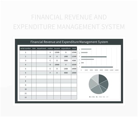 Financial Revenue And Expenditure Management System Excel Template And