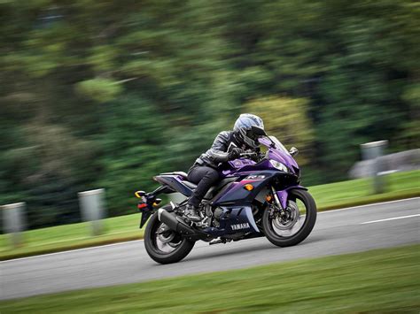 New 2023 Yamaha YZF R3 ABS Motorcycles In Burlington WA Phantom Purple