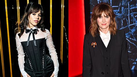 Jenna Ortega Ve Winona Ryder Beetlejuice D N Sahnesini Ekerken