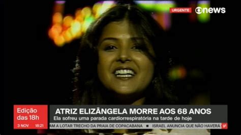 Vídeo Elizangela morre aos 68 anos em Guapimirim RJ GloboNews