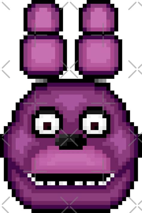 Bonnie Pixel Art Grid Five Nights At Freddy S 2 Pixel Art Grid