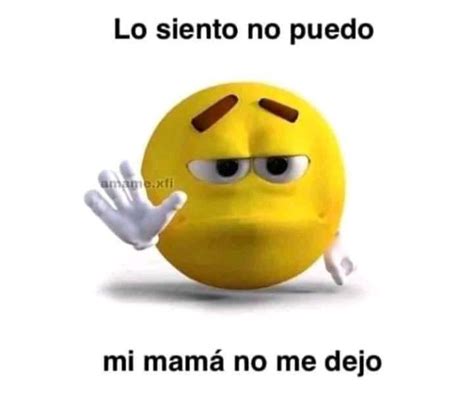 Lo siento no puedo mi mamá no me dejo Emoticonos divertidos Imágenes