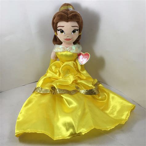2020 TY 18 Beanie Buddy Disney S Princess BELLE Beauty Beast Plush