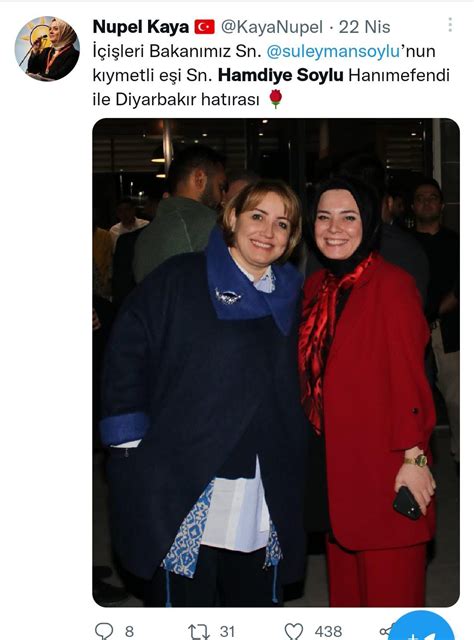 Soylu nun eşi Hamidiye Soylu başını kapattı