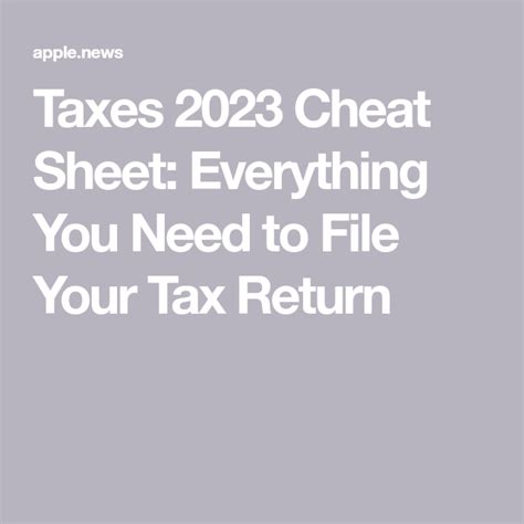 Tax Season Ends Today Our Essential Cheat Sheet For Filing Your