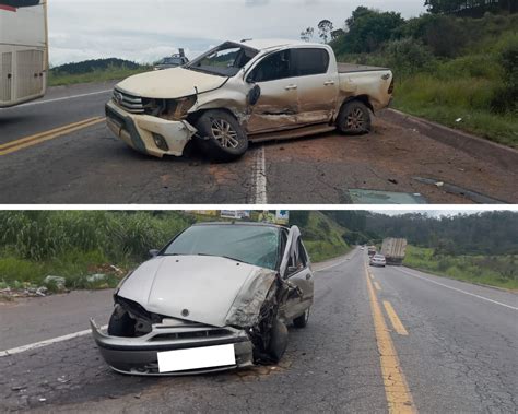 Duas Pessoas Ficam Feridas Em Acidente Na BR 381 Entre Ipatinga E