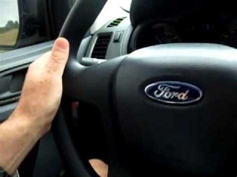 Ford Ranger T Steering Wheel Vibrations In Slow Motion Youtube