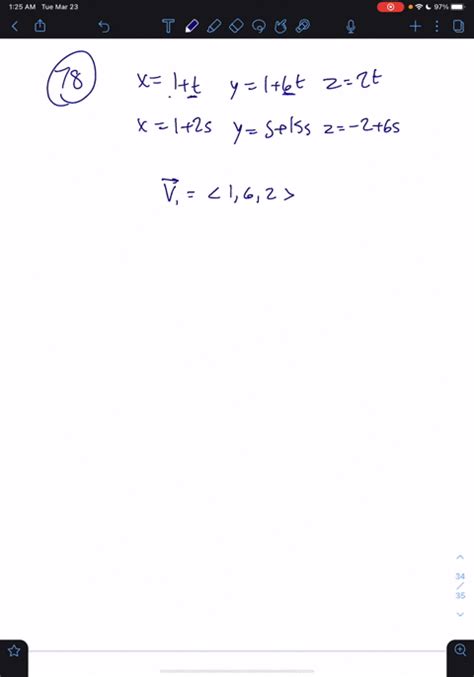 ⏩solved find the distance between the skew lines with parametric… numerade