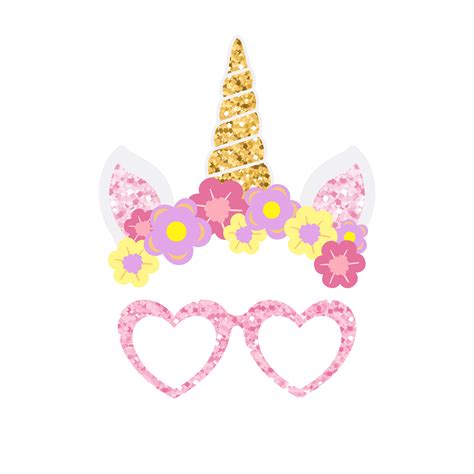 Unicorn Photo Booth Props Free Printables