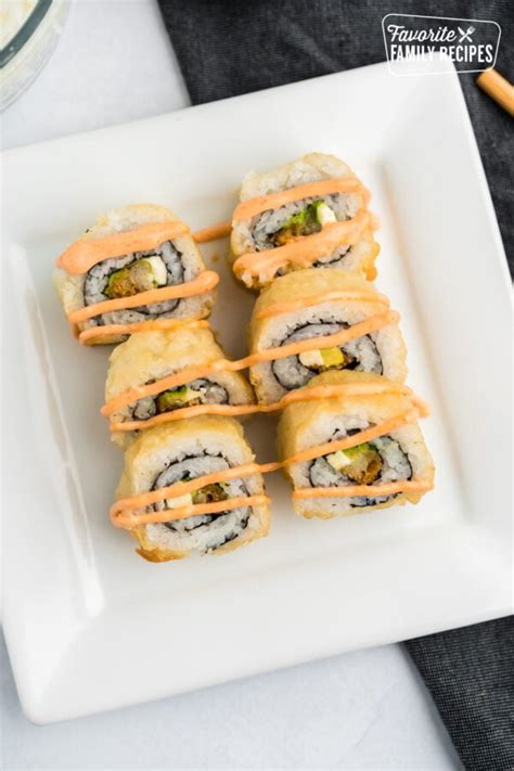 Shrimp Tempura Roll Godzilla Roll
