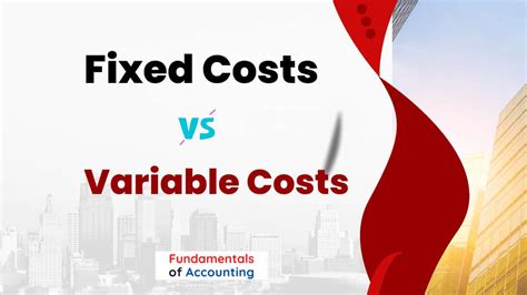 What Is The Main Difference Between Fixed And Variable Costs