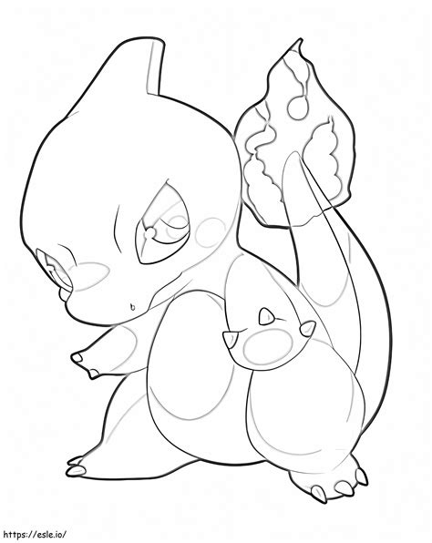 Pokemon Charmeleon Coloring Pages