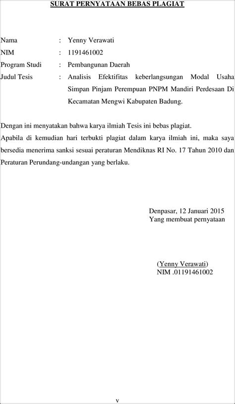 Contoh Surat Pernyataan Belum Pernah Menerima Bantuan Surat Lamaran
