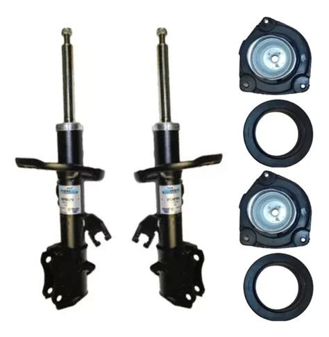 Kit Amortiguadores Delanteros Y Bases Sentra 2017 2018 Boge Envío gratis