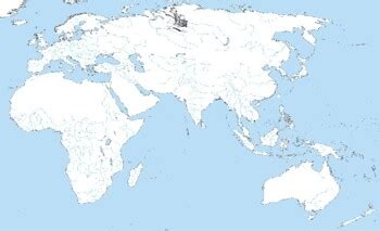 Eastern Hemisphere Continents Map