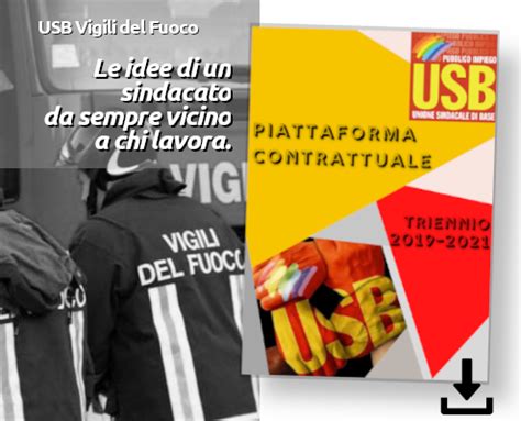 USB Pubblico Impiego Coordinamento Nazionale Vigili Del Fuoco