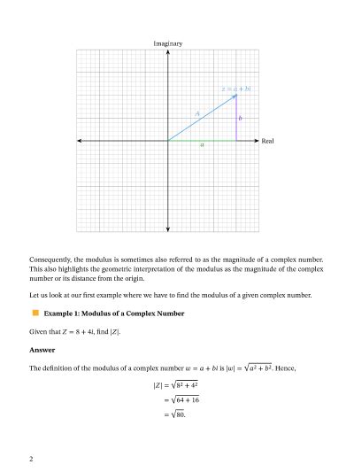 lesson modulus of a complex number nagwa