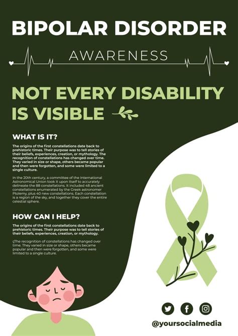 Bipolar Disorder System Disorder Template Prntbl