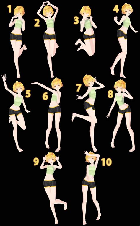 MMD Pose Pack 6 DL By Snorlaxin On DeviantArt Anime Poses