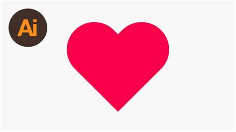 Learn How To Draw A Heart Shape In Adobe Illustrator Dansky YouTube