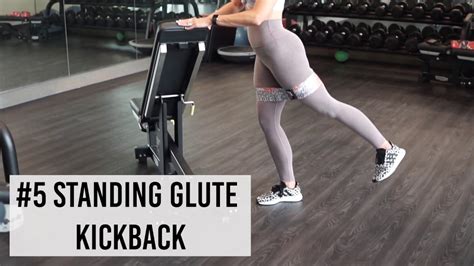 Banded Standing Glute Kickback YouTube