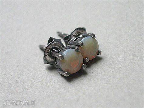 Kropeczki Sand Opal Kolczyki ღ art Madam pl
