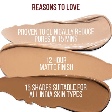 Buy Nykaa Cosmetics Matte To Last Pore Minimizing Foundation Online