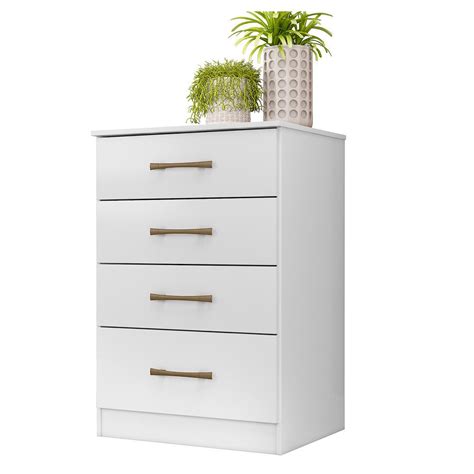Cômoda 4 Gavetas MS913 Branco 913440 Moval MadeiraMadeira