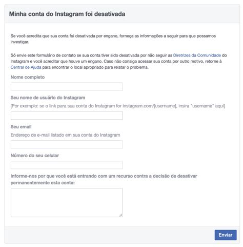 Suporte Do Instagram Como Entrar Em Contato