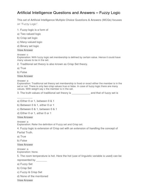 artificial intelligence pdf fuzzy logic first order logic