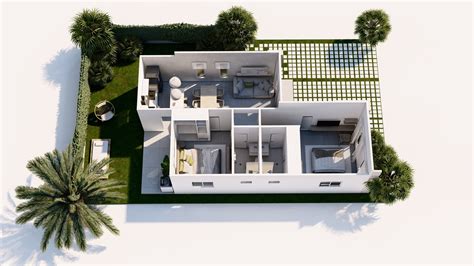 Villas A MINUTOS DE LA PLAYA en construcción de 2 habitaciones ubicadas