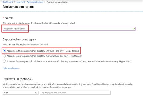 authenticating with graph api using a device code lee ford s blog