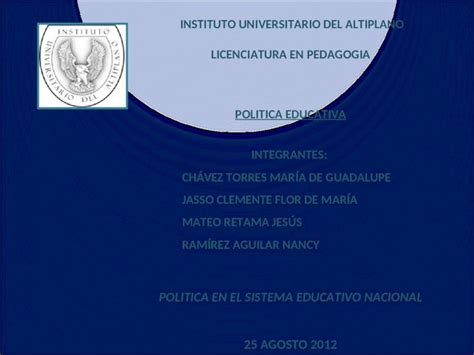 Ppt Diapositivas Pol Educ Equ Unid Ii Dokumen Tips