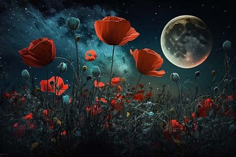 Ki Generiert Blumen Mohnblumen Kostenloses Bild Auf Pixabay Pixabay